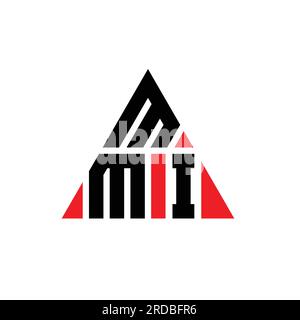 MMI triangle letter logo design with triangle shape. MMI triangle logo ...
