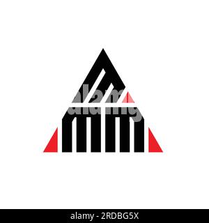 MML triangle letter logo design with triangle shape. MML triangle logo ...