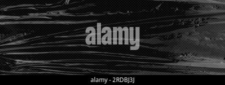 Vinyl plastic cover texture frame with shrink. Film overlay 3d effect ...