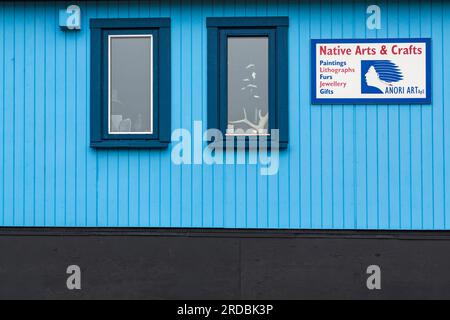 Anori Arts Native Arts & Crafts at Nuuk, Greenland in July Stock Photo ...
