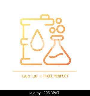 Crude oil chemical analysis linear icon Stock Vector Image & Art - Alamy