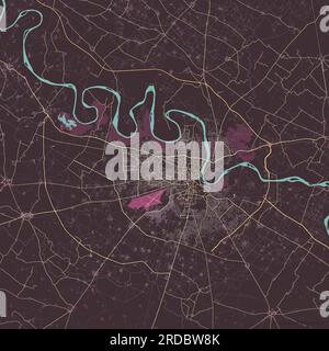 Urban vector city map of Agra, India Stock Vector Image & Art - Alamy