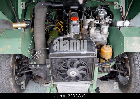 Austin Healey engine bay Stock Photo - Alamy