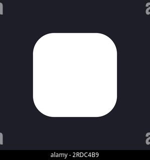 Full screen dark mode glyph ui icon Stock Vector Image & Art - Alamy