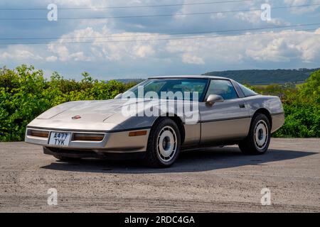 1984 C4 Corvette, American V8 sports car Stock Photo - Alamy