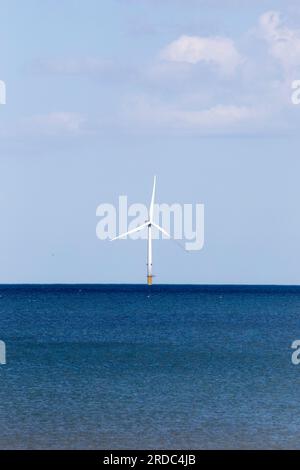 Modern offshore wind turbine power plant, 2.0 MegaWatt Vestas V80 and ...
