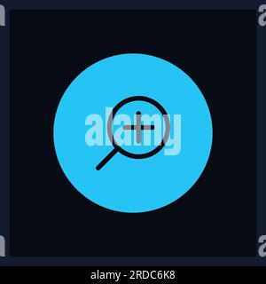 Active zoom in button UI element template Stock Vector Image & Art - Alamy