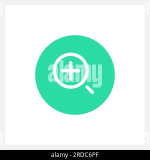 Active zoom more button UI element template Stock Vector Image & Art - Alamy