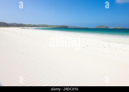 White sands of Reef beach on the Isle of Lewis Stock Photo - Alamy