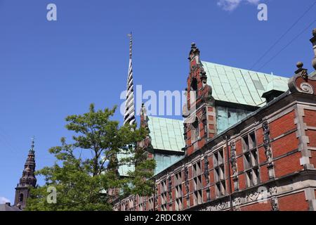 Copenhagen's distinctive old stock exchange building Stock Photo - Alamy