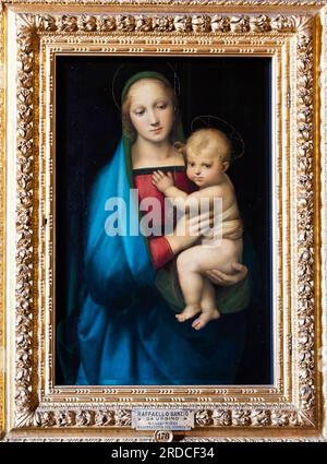 Florence, Italy - 29 June 2023: Pitti Palace Museum, Raffaello Sanzio ...