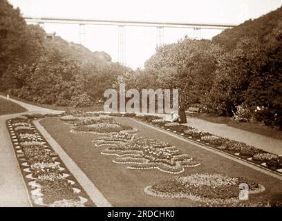 Valley Gardens, Saltburn, Victorian period Stock Photo - Alamy