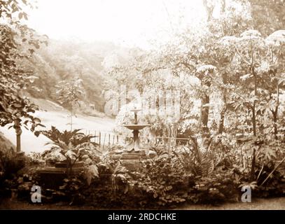 Valley Gardens, Saltburn, Victorian period Stock Photo - Alamy
