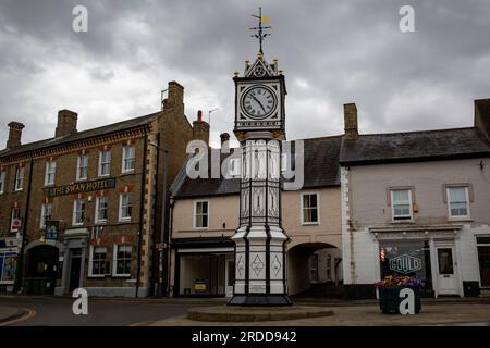 A general view of the Grade II listed Clock Tower in the Market Square ...