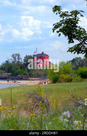 Marquette Harbor Lighthouse, Marquette Maritime Museum, Marquette ...
