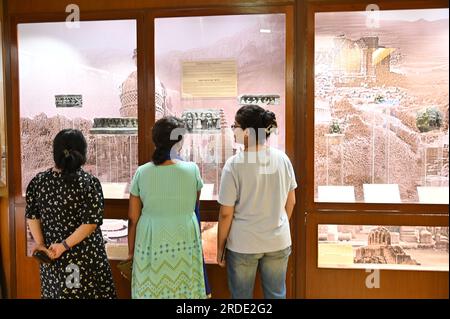 Kolkata, India. 19th July, 2023. The Vice President of Ramakrishna Math ...