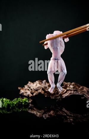 Fresh raw bullFrog for hot pot use Stock Photo - Alamy