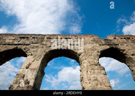 Claudio Aqueduct - Rome - Italy Stock Photo - Alamy