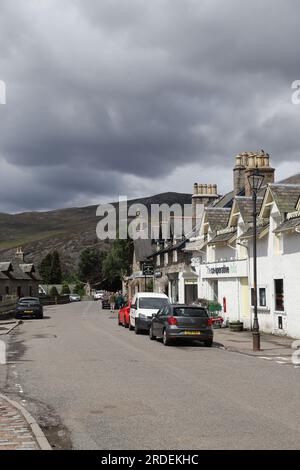 Braemar street scene including Braemar Co-op Scotland July 2023 Stock ...