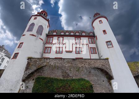 Old castle, former electoral moated castle from the 13th century, today ...