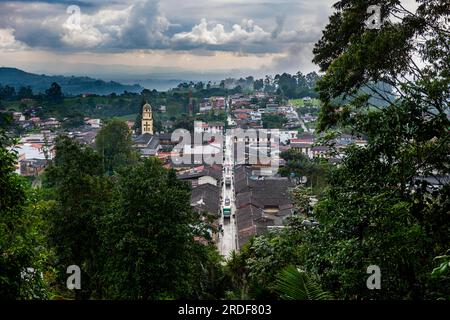 Overlook over Salento, Unesco site coffee cultural landscape, Salento ...