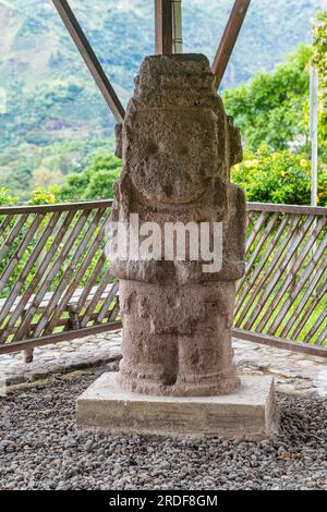 Old stone statues, Unesco world heritage site, Tierradentro, Colombia ...