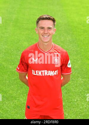 ENSCHEDE - (m) Daan Rots of FC Twente celebrates his goal during the ...