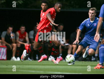 Wilson Samaké of Stade Rennais during the football Amical 2023 between ...