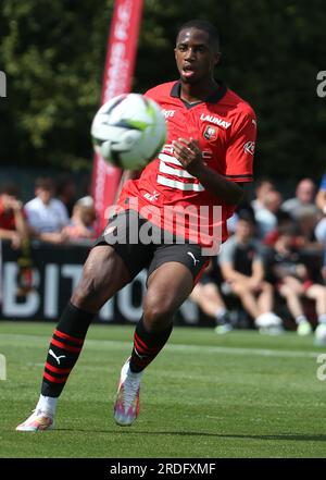 Wilson Samaké of Stade Rennais during the football Amical 2023 between ...
