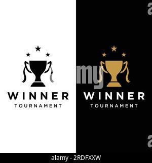 Creative and unique trophy logo. Trophy logo for sports tournament ...