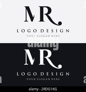 Luxury letters MR , RM , M , R with an elegant, modern and unique ...