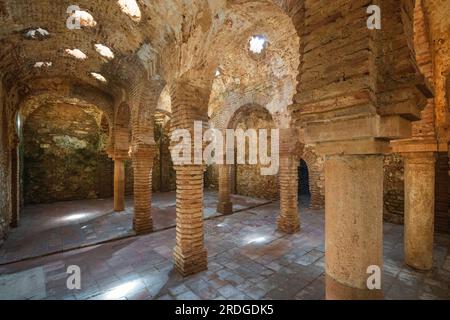 Warm room at Arab Baths of Ronda Interior - Ronda, Andalusia, Spain ...