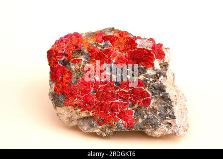 Realgar is a mineral of hydrothermal origin composed by arsenic sulfide ...