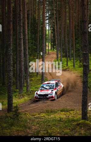 29 Miko MARCZYK (POL), Szymon GOSPODARCZYK (POL), SKODA FABIA RS, RC2, Rally2, action during the ...