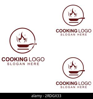 Logos for cooking utensils, cooking pots, spatulas and cooking spoons ...
