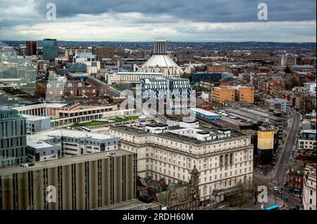 An awe-inspiring landmarks on the Liverpool skyline ,UK Stock Photo - Alamy