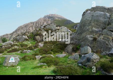 Seen here is the Glyder Mountain Range (Glyderau in Welsh) in Snowdonia ...