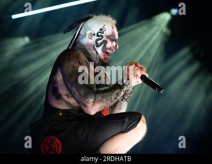Chad Gray of Mudvayne performs during the Louder Than Life music ...