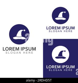 Wizard cap logo .By using vector design concept Stock Vector Image ...