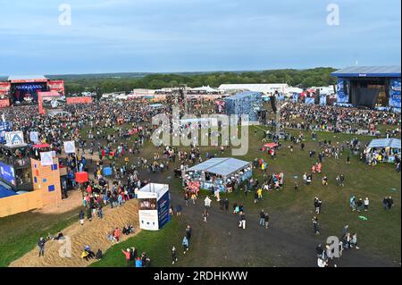 Nordholz, Germany. 21st July, 2023. The singer Jeremias Heimbach ...