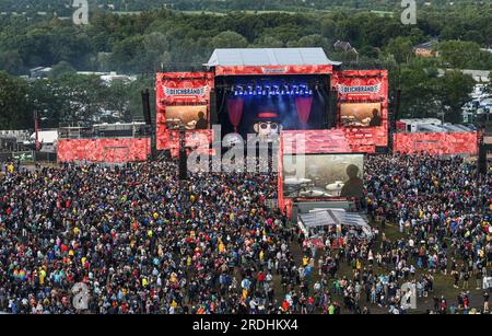 Nordholz, Germany. 21st July, 2023. The singer Jeremias Heimbach ...