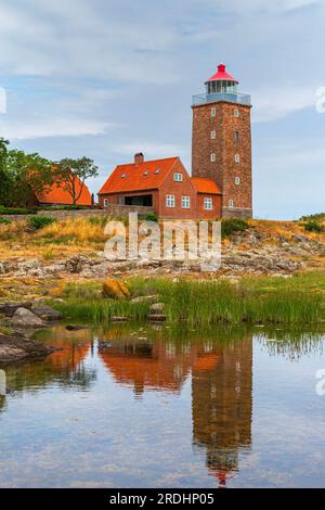 lighthouse of svaneke Stock Photo - Alamy