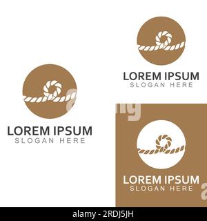 Rope logo using vector design Stock Vector Image & Art - Alamy
