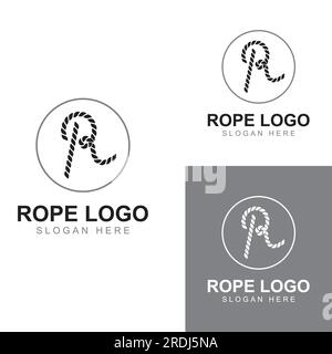 Rope logo using vector design Stock Vector Image & Art - Alamy