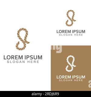 Rope logo using vector design Stock Vector Image & Art - Alamy