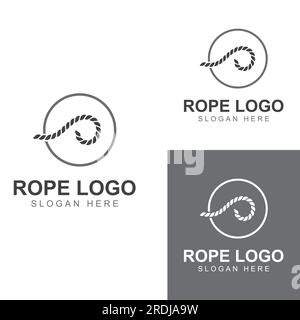 Rope logo using vector design Stock Vector Image & Art - Alamy