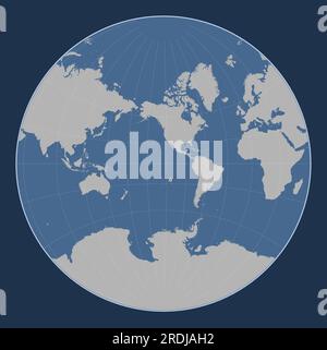Shape of the Easter tectonic plate on the solid contour map in the ...
