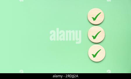 Checklist concept. Accomplishment of objectives or goals. To do list ...