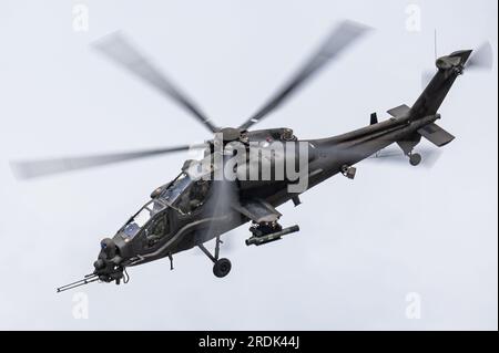 The Agusta A129 Mangusta attack helicopter of the Italian Army Stock ...