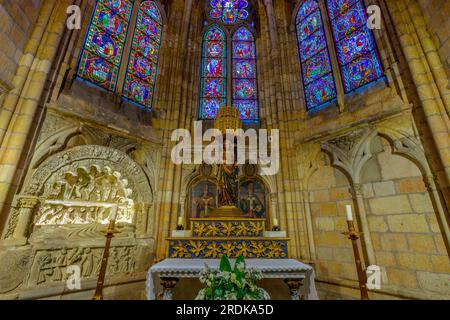 North Rose Window Virgin Mary Jesus Disciples Stained Glass Notre Dame ...